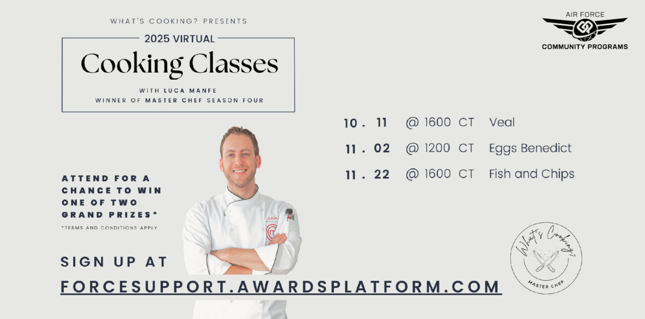 ASFVC 2025 Virtual Cooking Classes | Langley Air Force Base